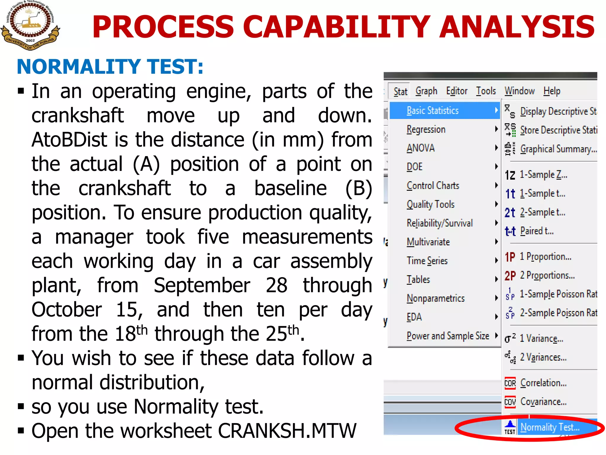 6. process capability analysis (variable data) | PDF