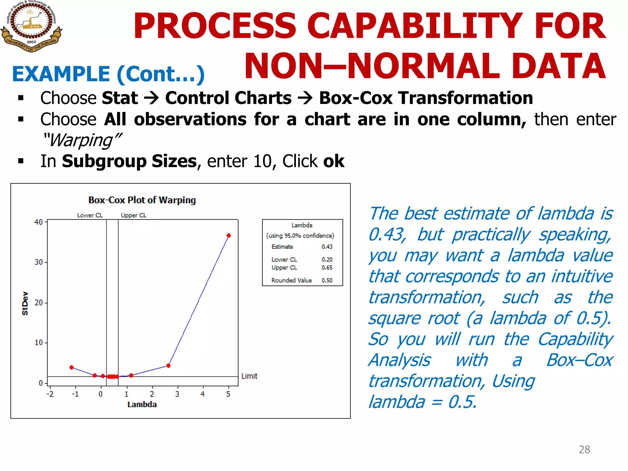 6. process capability analysis (variable data) | PDF