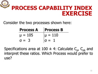 6. process capability analysis (variable data) | PDF