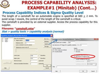 6. process capability analysis (variable data) | PDF