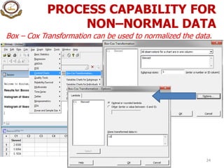 6. process capability analysis (variable data) | PDF