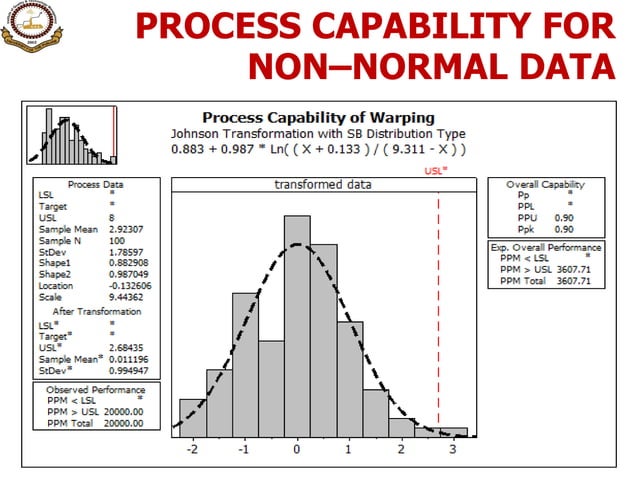 6. process capability analysis (variable data) | PPT