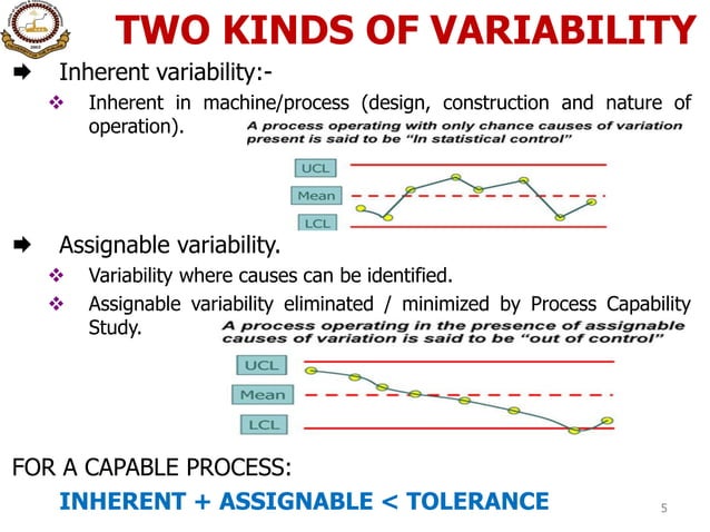 6. process capability analysis (variable data) | PPT