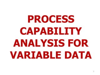 6. process capability analysis (variable data) | PDF