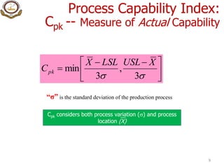 6. process capability analysis (variable data) | PDF