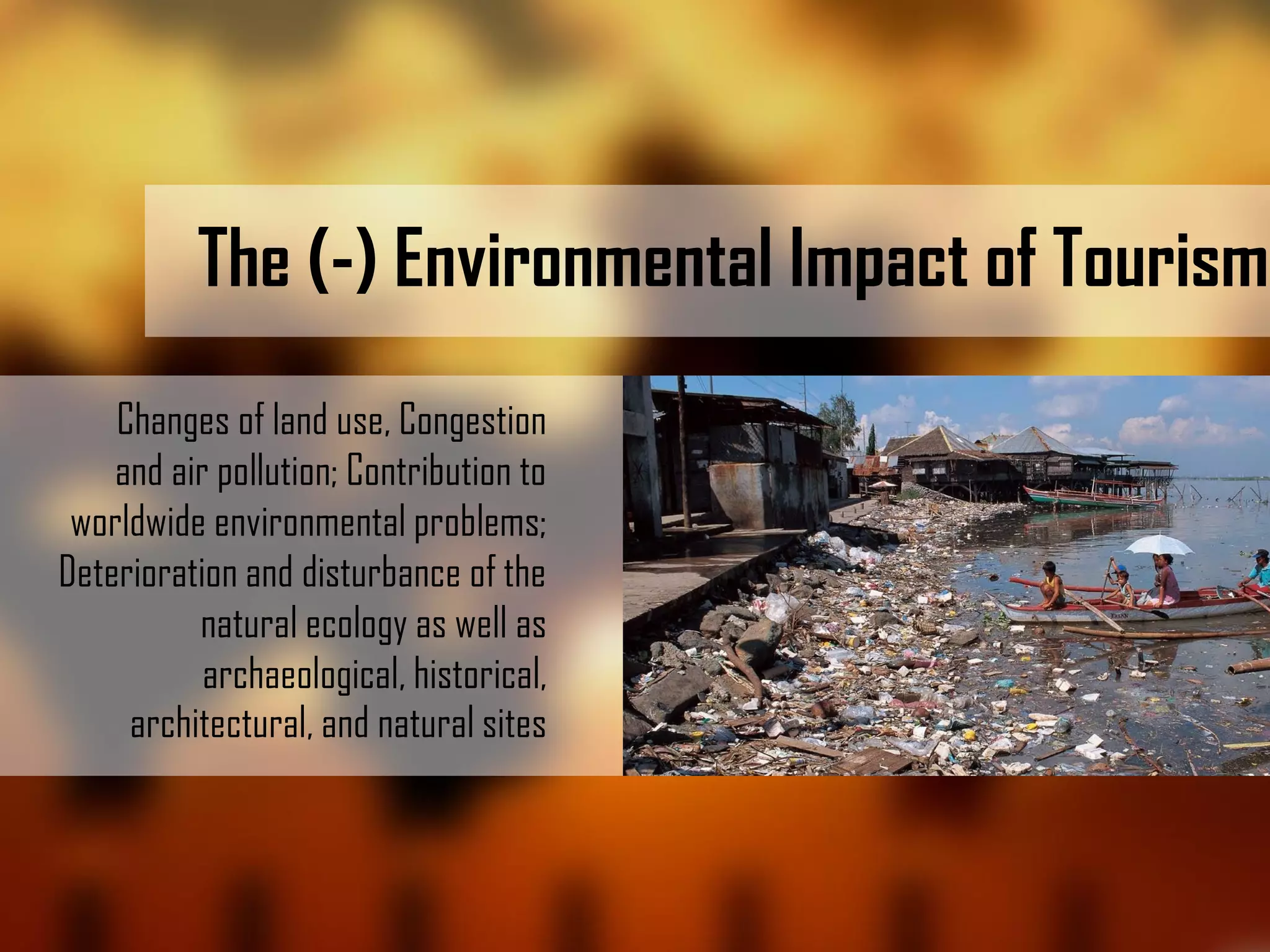 The Environmental Impacts of Tourism | PDF
