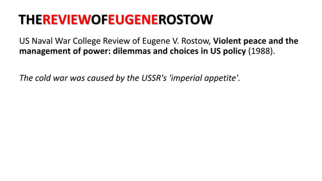 CAMBRIDGE IGCSE HISTORY REVISION 6 - WHO WAS TO BLAME FOR THE COLD WAR ...