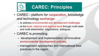 CAREC for partnership and sustainable land management | PPT