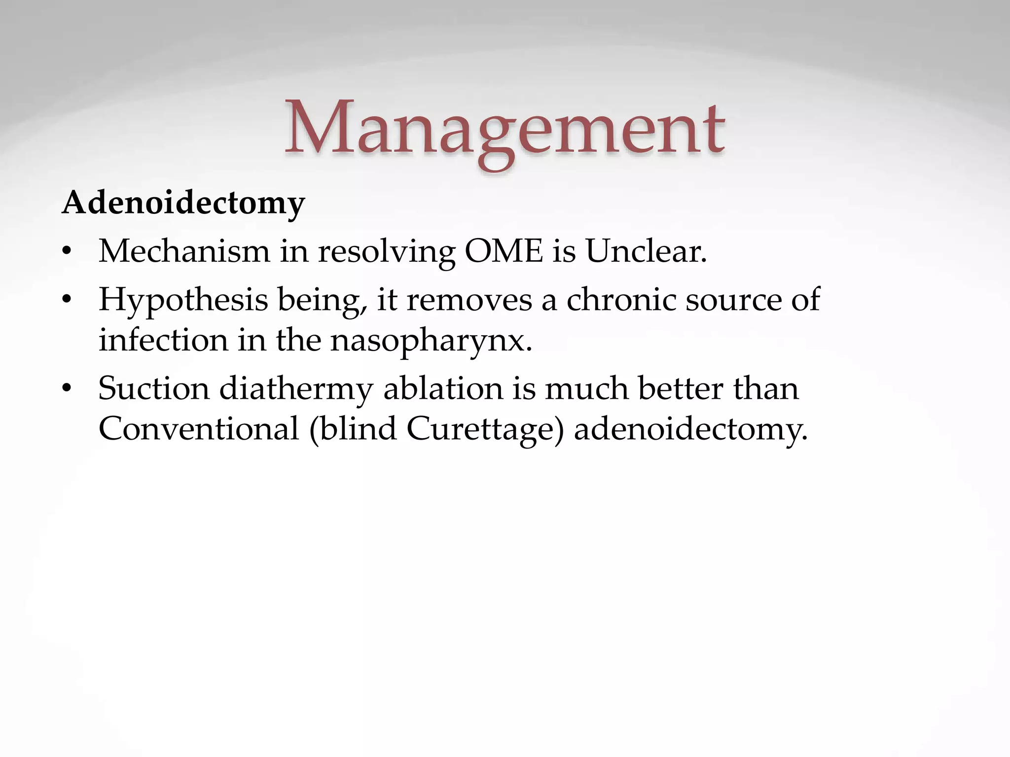 OME-Otitis Media with effusion in children | PPTX