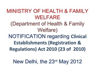 Electronic Health Record Standardisation in India | PPT