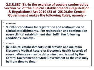 Electronic Health Record Standardisation in India | PPT
