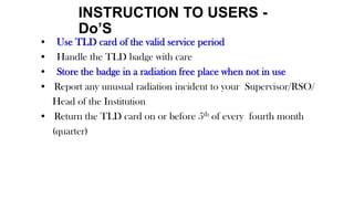 Occupational radiation safety in Radiological imaging, Dr. Roshan S ...