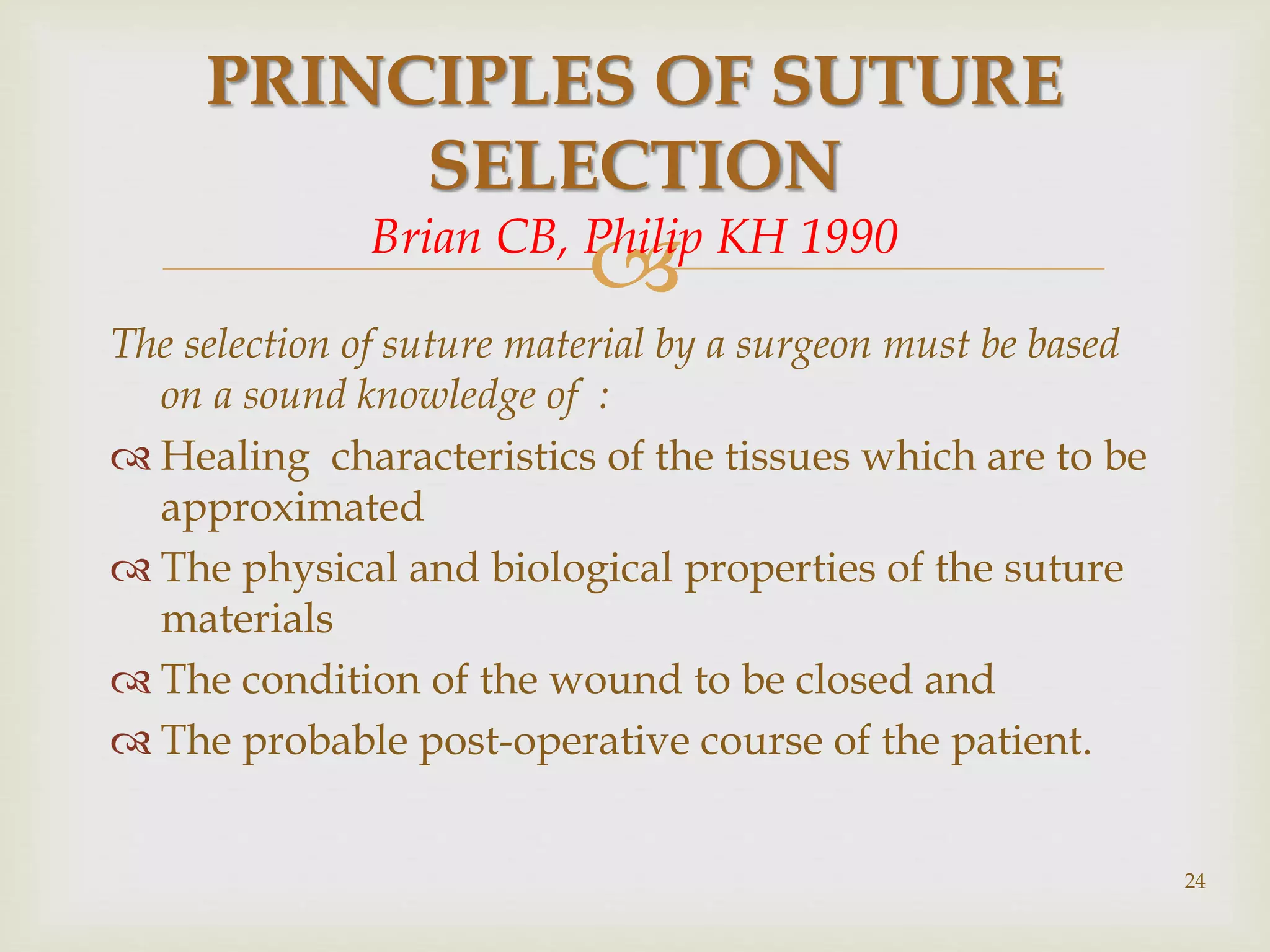 SUTURES AND SUTURING | PPTX