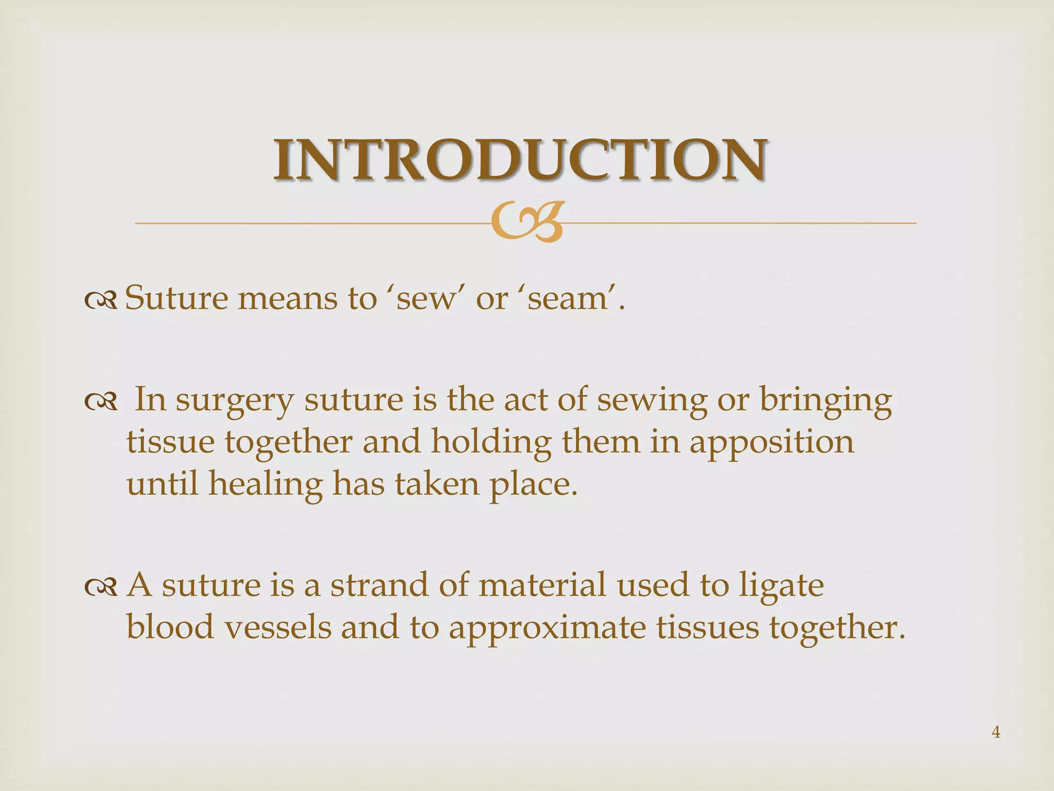 SUTURES AND SUTURING | PPTX