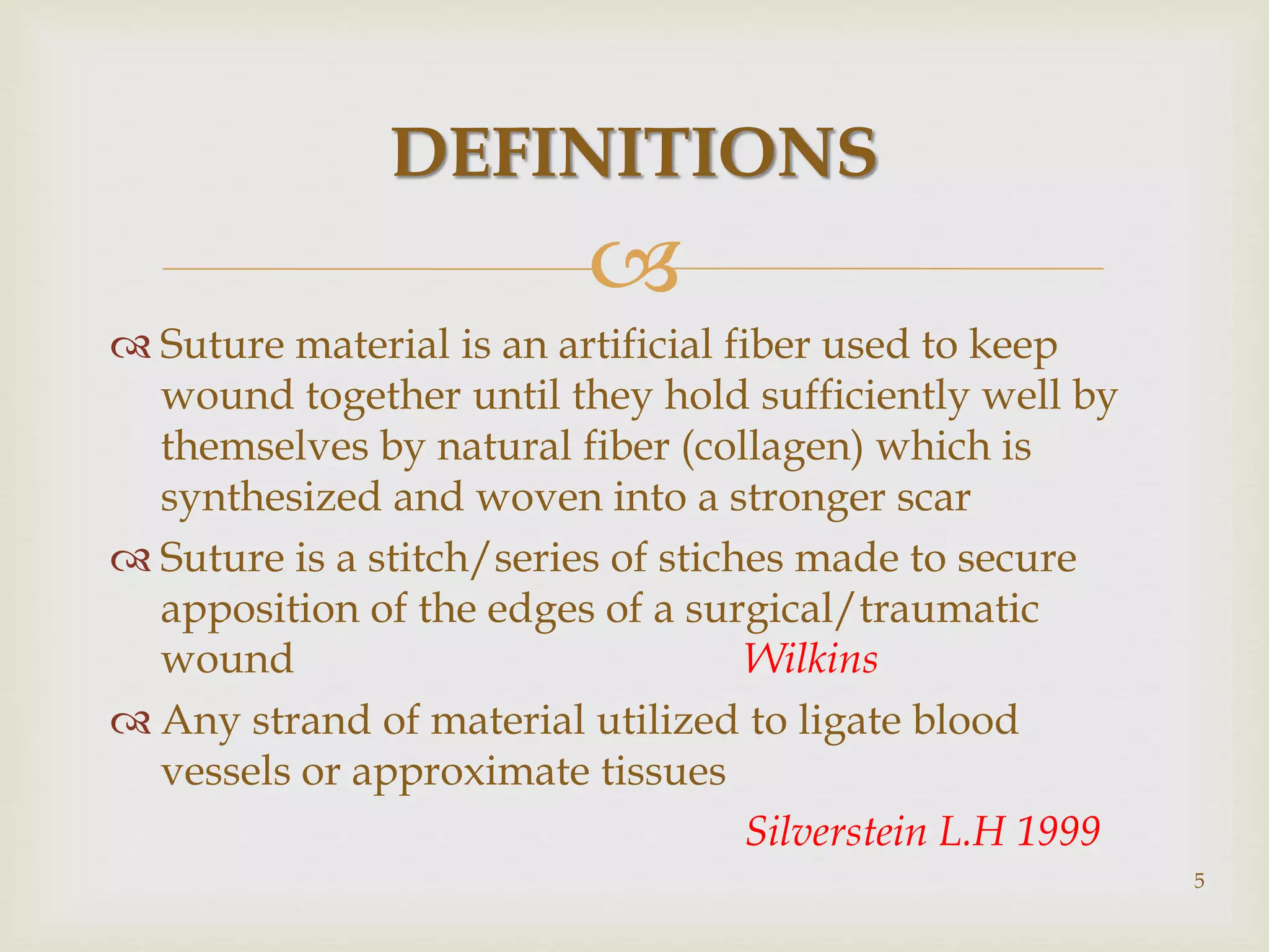 SUTURES AND SUTURING | PPTX