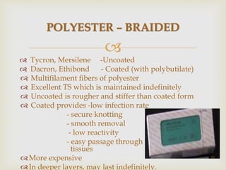 SUTURES AND SUTURING | PPTX