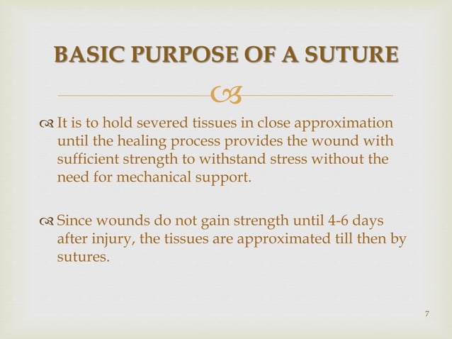 SUTURES AND SUTURING | PPTX | First Aid | Injuries