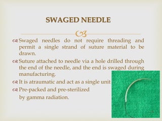 SUTURES AND SUTURING | PPTX