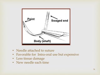 SUTURES AND SUTURING | PPTX