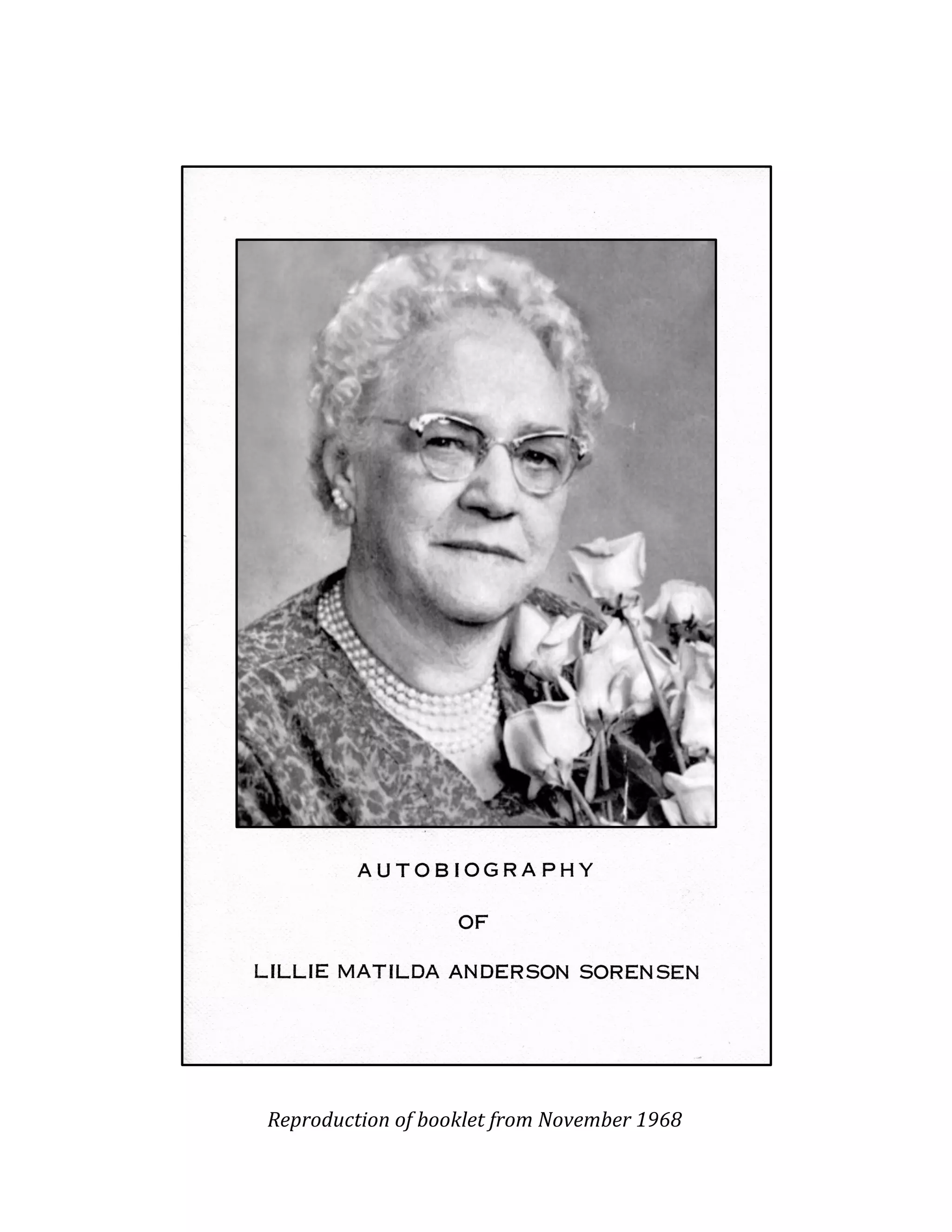LILLIE MATILDA ANDERSON SORENSEN | PDF