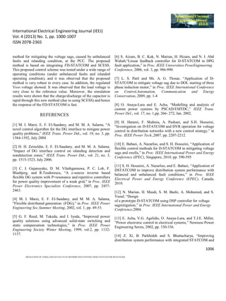 MITIGATION OF UNBALANCED FAULTS IN DISTRIBUTION SYSTEM USING FD-STATCOM WITH SCESS | PDF