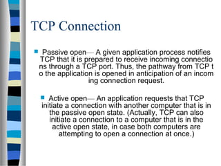 the transport layer | PPT | Computer Networking | Computing
