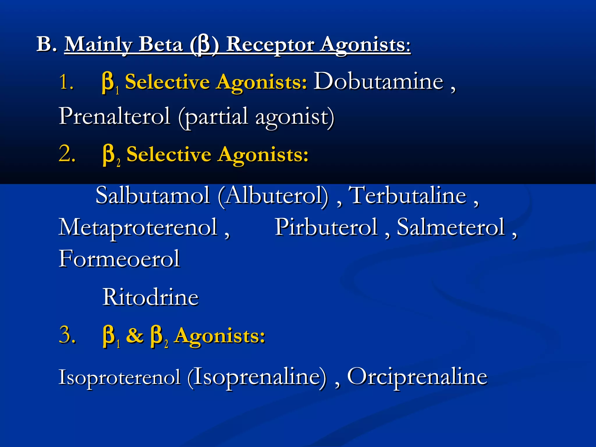 6. Non catecholamines | PPT