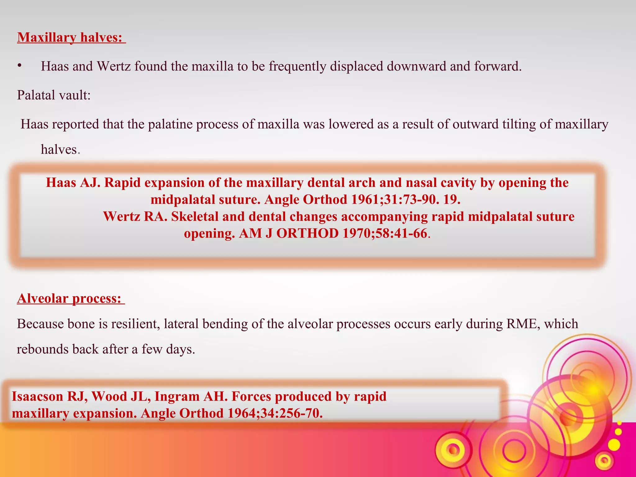 hygenic rapid maxillary expansion in orthodontics | PPT