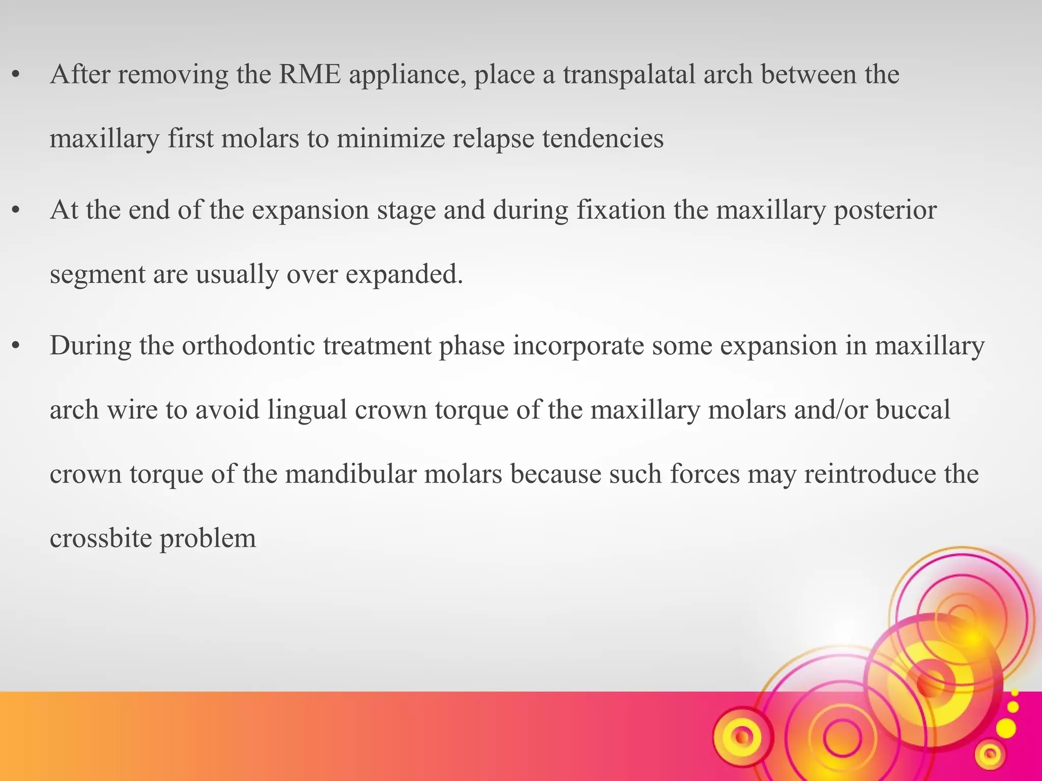 hygenic rapid maxillary expansion in orthodontics | PPT