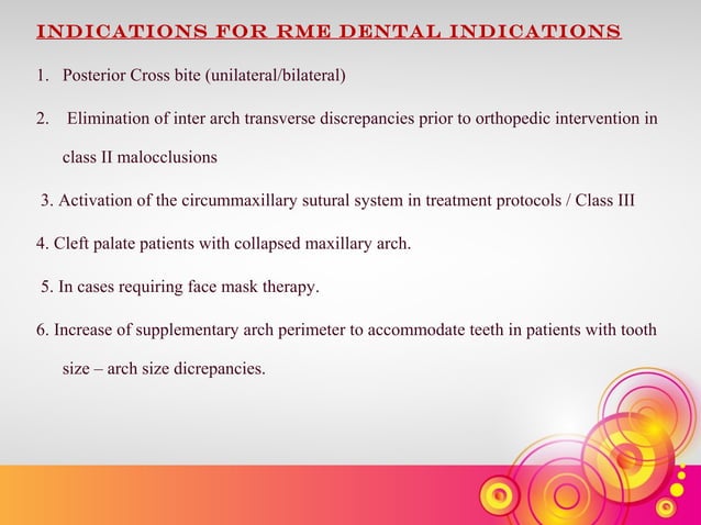 hygenic rapid maxillary expansion in orthodontics | PPT