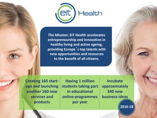 EIT Health: Impact on healthcare in Europe | PPT