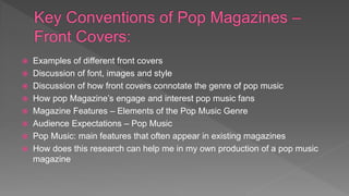 Pop music article and genre research | PPT