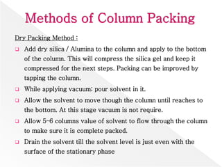 6. columnchromatography jntu pharmacy | PPT