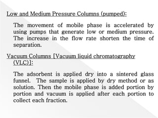 6. columnchromatography jntu pharmacy | PPT