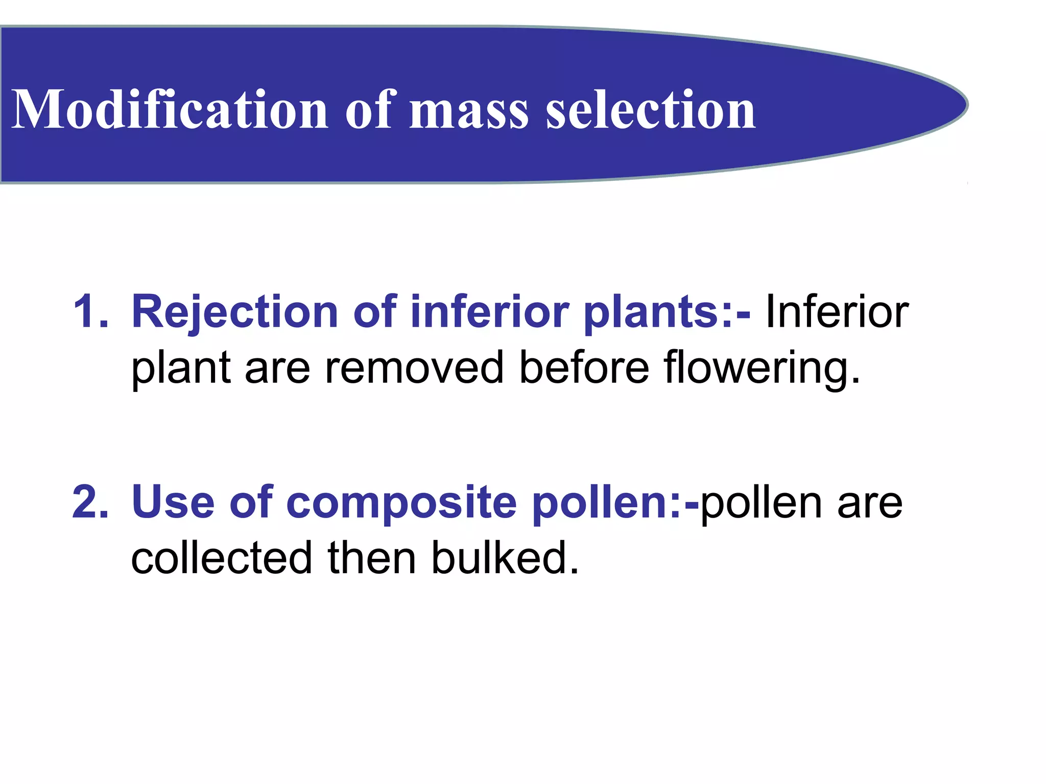 6. mass selection | PPT