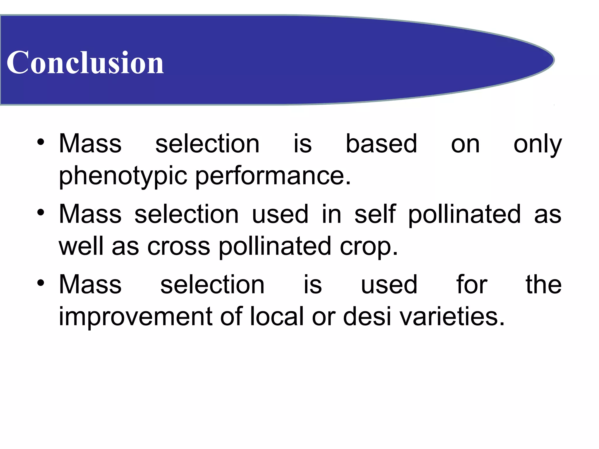 6. mass selection | PPT