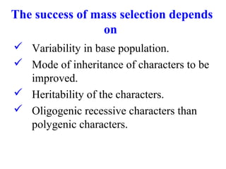 6. mass selection | PPT