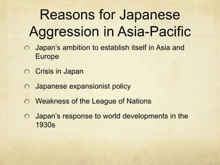 Sec 4N Hist (Elec) Chapter 6: War in the Asia-Pacific (Japan) | PPTX