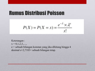6. distribusi binomial dan poisson | PPTX