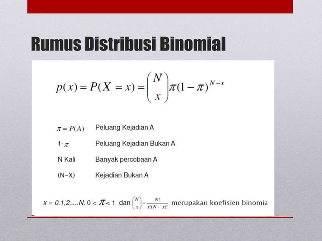 6. distribusi binomial dan poisson | PPTX