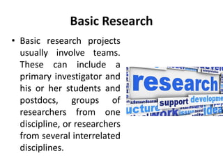 Basic research - Research Methodology - Manu Melwin Joy | PPTX | Science
