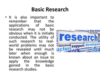 Basic research - Research Methodology - Manu Melwin Joy | PPTX