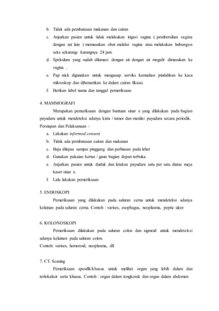 Pemeriksaan Lab dan Diagnostik | DOCX