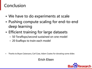 Erich Elsen, Research Scientist, Baidu Research at MLconf NYC - 4/15/16 ...