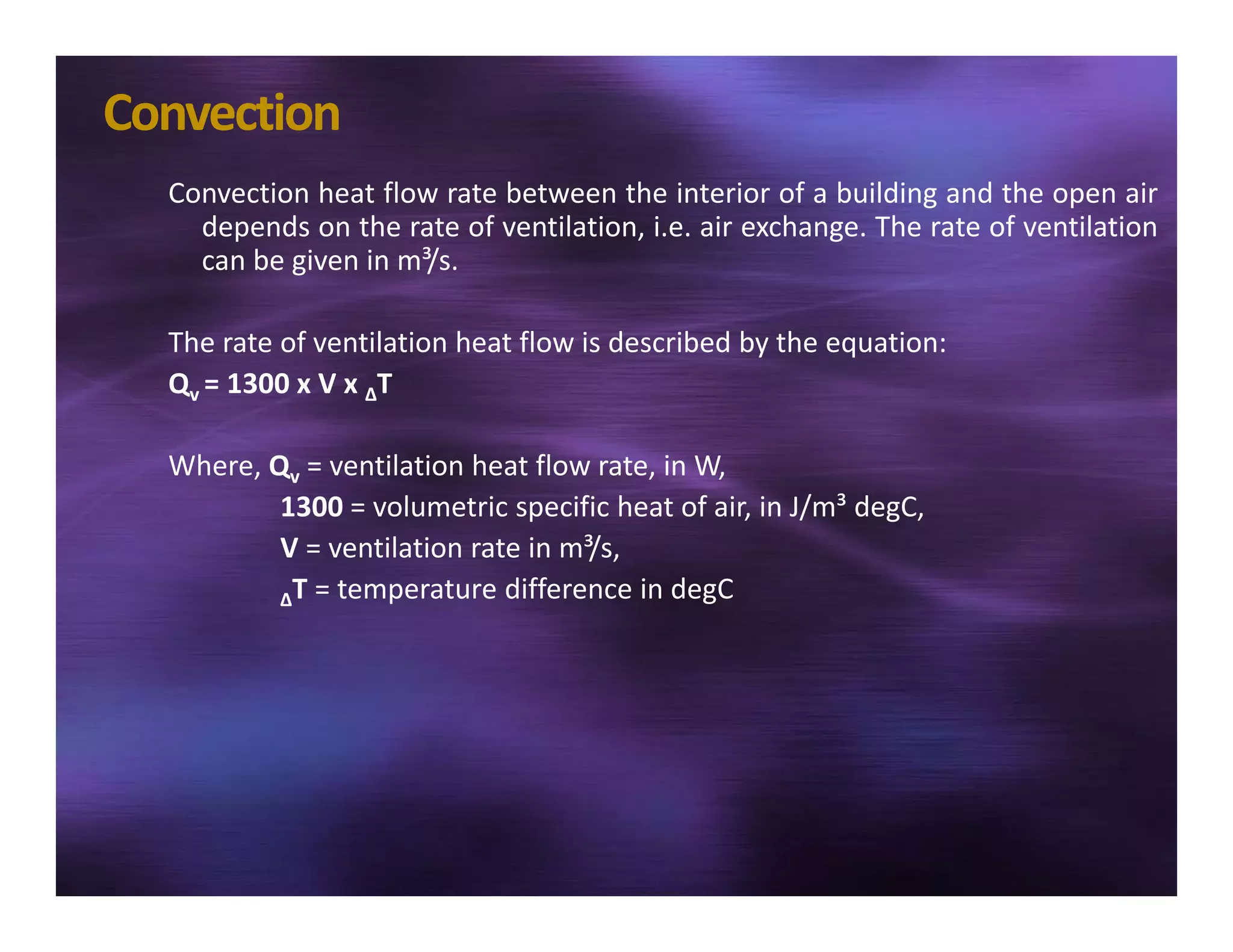 6. Thermal behaviour (heat exchange in buildings) | PDF