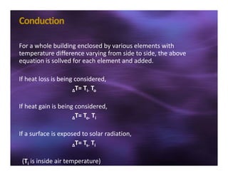 6. Thermal behaviour (heat exchange in buildings) | PDF