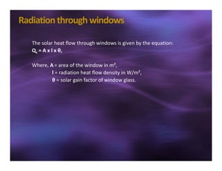 6. Thermal behaviour (heat exchange in buildings) | PDF