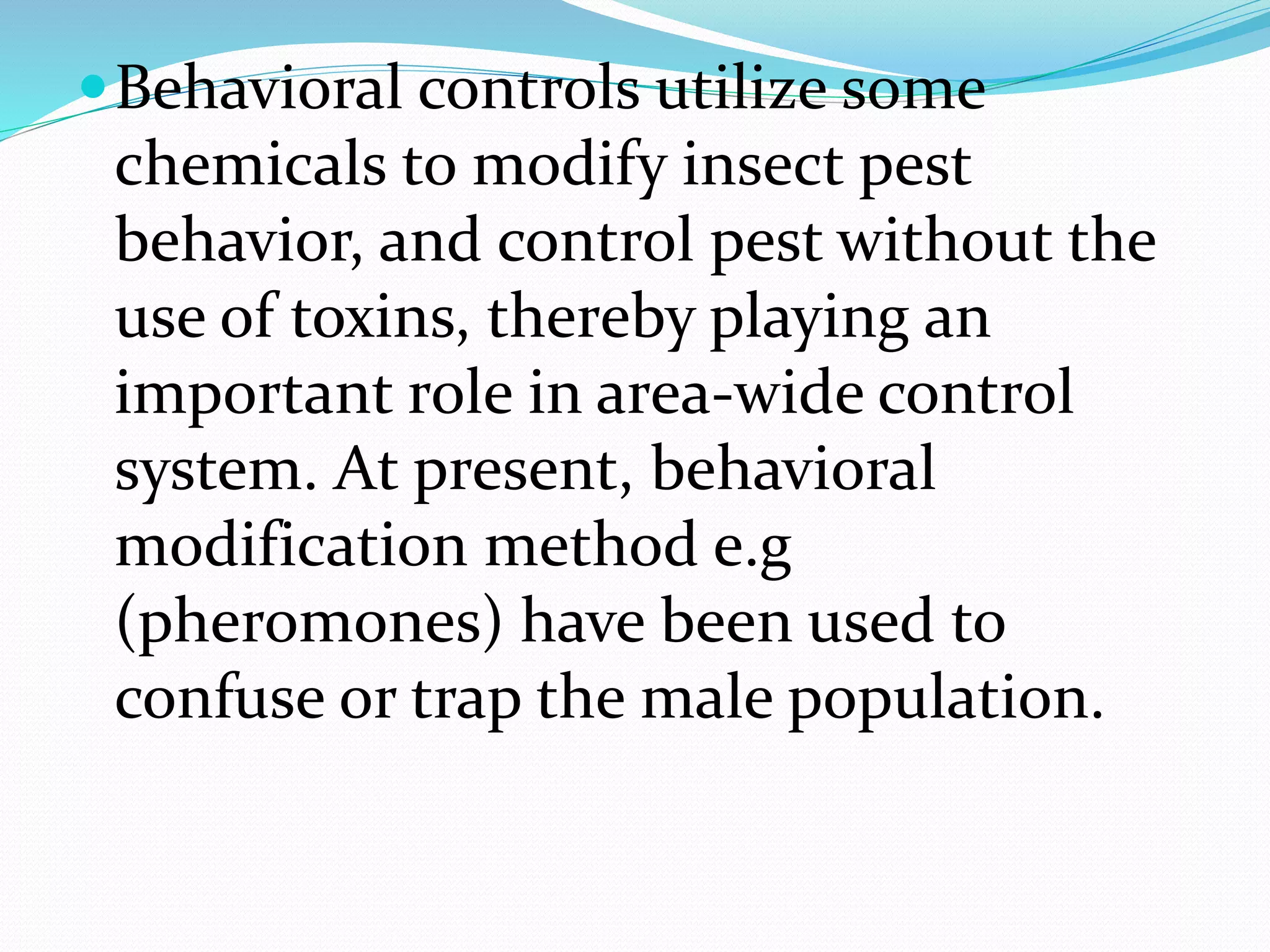 Behavioral Control | PPTX