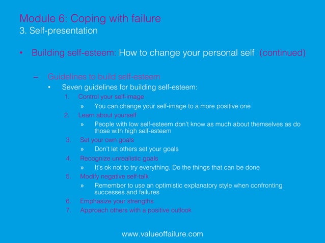 Module 6 Coping With Failure | PPT