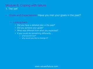Module 6 Coping With Failure | PPT